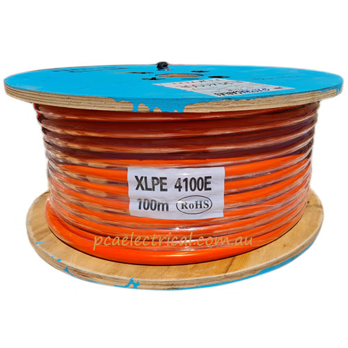 10mm 4 Core & Earth Orange Circular 100m - XLPE4100E | PICKUP ONLY – PCA Electrical Supplies