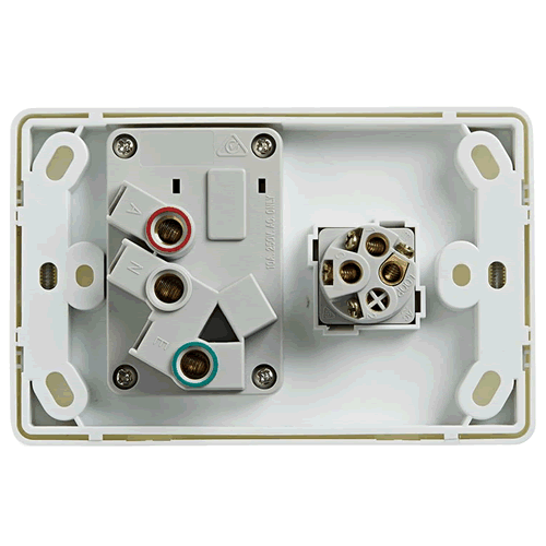 Classic Single Powerpoint + Extra Switch 10A 250V White - GPO1X – PCA ...