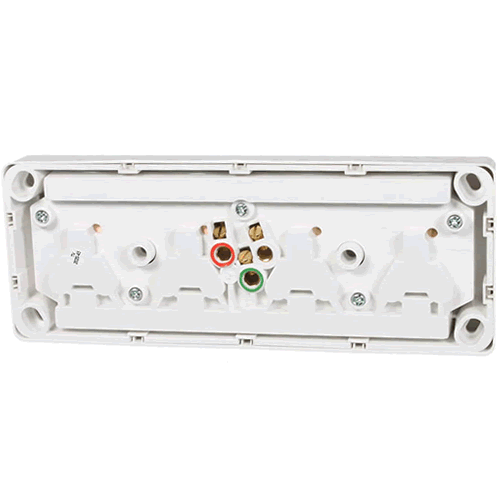 Classic Quad Powerpoint Double Pole 10A 250V - GPO4 – PCA Electrical ...