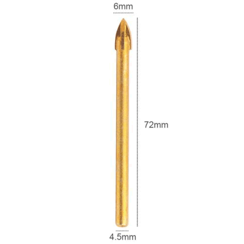 6mm Ceramic Tile Glass Drill Bit - DBTG6 – PCA Electrical Supplies