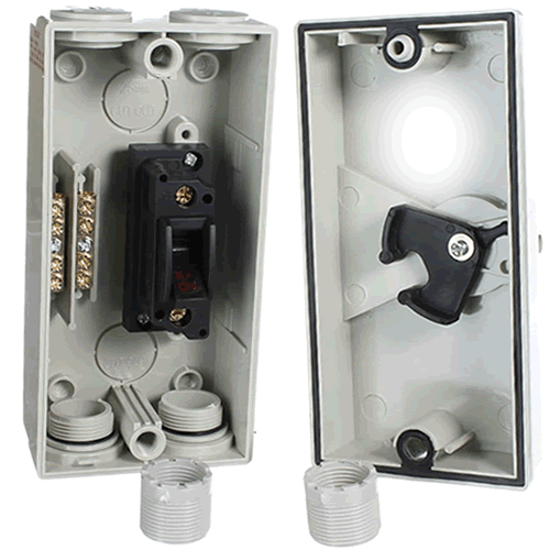 1 Pole 35A Isolator Switch IP66 - IS135 – PCA Electrical Supplies