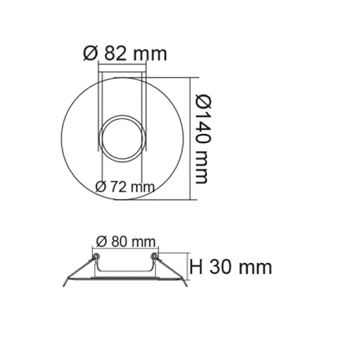 SAL Downlight Adaptor Plate - S9931 – PCA Electrical Supplies