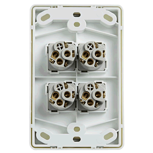 Classic Switch 4G 16A 240V White - SW4 – PCA Electrical Supplies