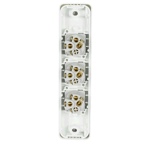 Classic Switch Architrave 3G White - SWA3 – PCA Electrical Supplies