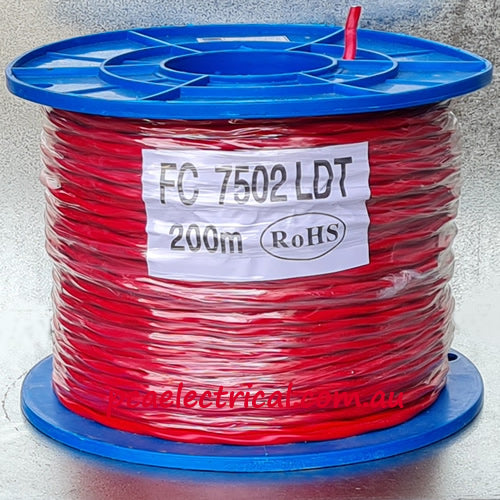 1.5mm 2 Core Red Twisted Fire Cable 200m - FC7502LDT | PICKUP ONLY ...
