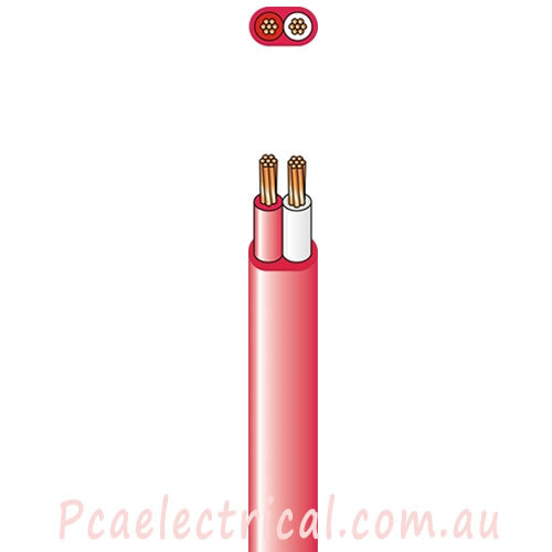 1.5mm 2 Core Red Flat Fire Cable 200m - FC7502LD | PICKUP ONLY – PCA ...