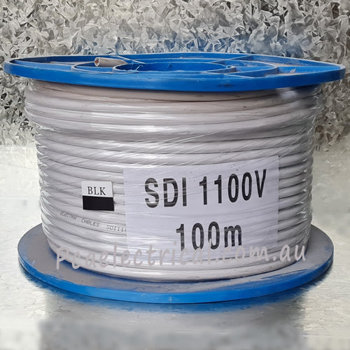 10mm SDI Black 100m - SDI1100V-BLK | PICKUP ONLY – PCA Electrical Supplies