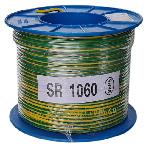 6.0mm Building Wire Yellow / Green 100m - SR1060 | PICKUP ONLY – PCA ...