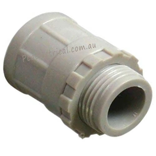 50mm Conduit To Screw Male Adapter - AP50 – PCA Electrical Supplies