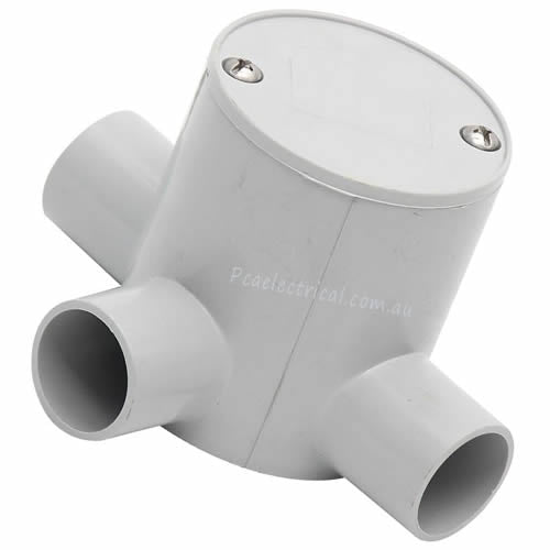 25mm 3 Way Deep Junction Box - JD253 – PCA Electrical Supplies