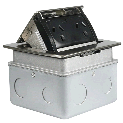 Clipsal Pop Up Double Power Outlet 10A Stainless Steel - SBIP2PSS – PCA ...