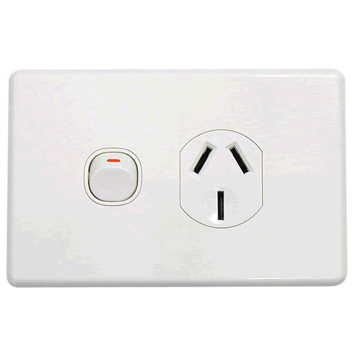 Clipsal Classic Single Powerpoint 20A 250V - C2015/20WE – PCA ...