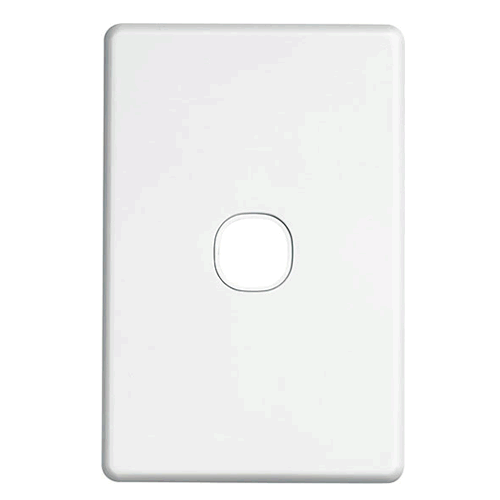 Clipsal Classic Switch Grid Plate 1G - C2031VHWE – PCA Electrical Supplies
