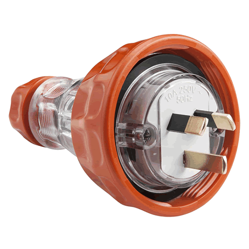 Clipsal Easy56 Flat 3 Pin 10A 250V Straight Plug - EY56P310 – PCA ...