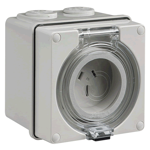 Clipsal Easy56 Flat 3 Pin 15A 250V Socket - EY56SO315 – PCA Electrical ...