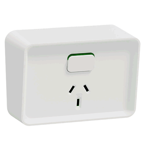 Clipsal Iconic Outdoor Single Powerpoint 10A IP56 - O3015XW – PCA ...