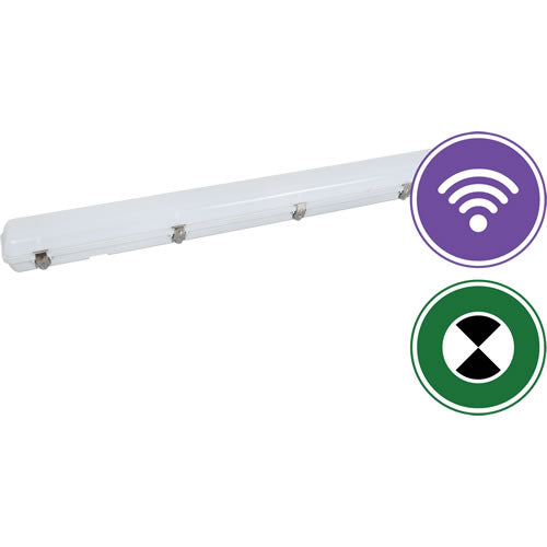 Energetic Tempest LED Weatherproof Emergency & Sensor Batten 40W/20W 4 ...