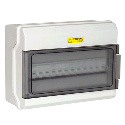 12 Pole Surface Mount Weatherproof Switchboard IP66 - SB12W – PCA ...